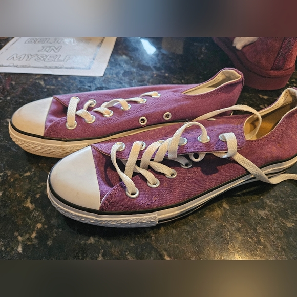 Converse | Shoes | Converse All Star Purple 7w | Poshmark